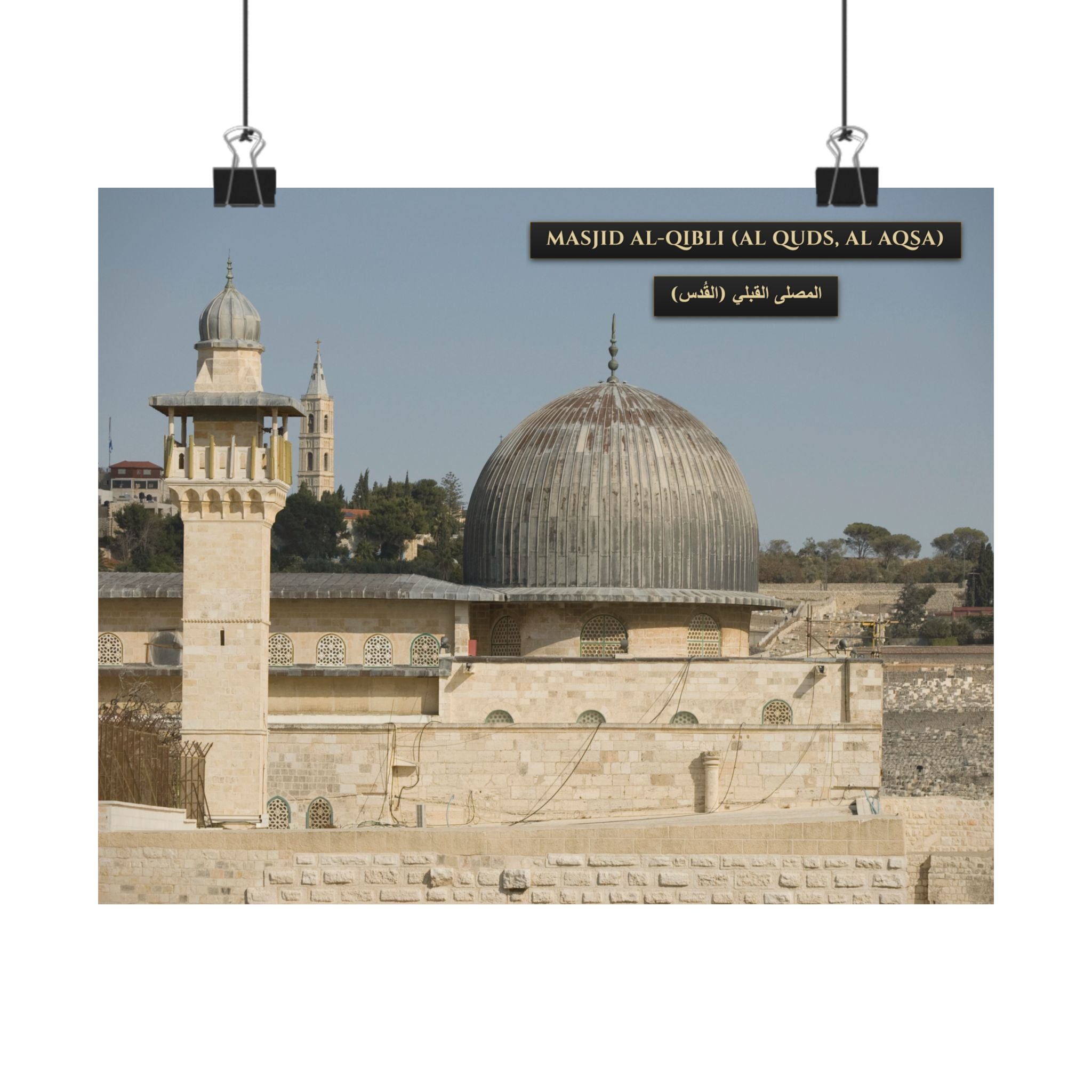 Masjid Al-Qibli (Al-Aqsa) [Poster] – Mosques of Palestine