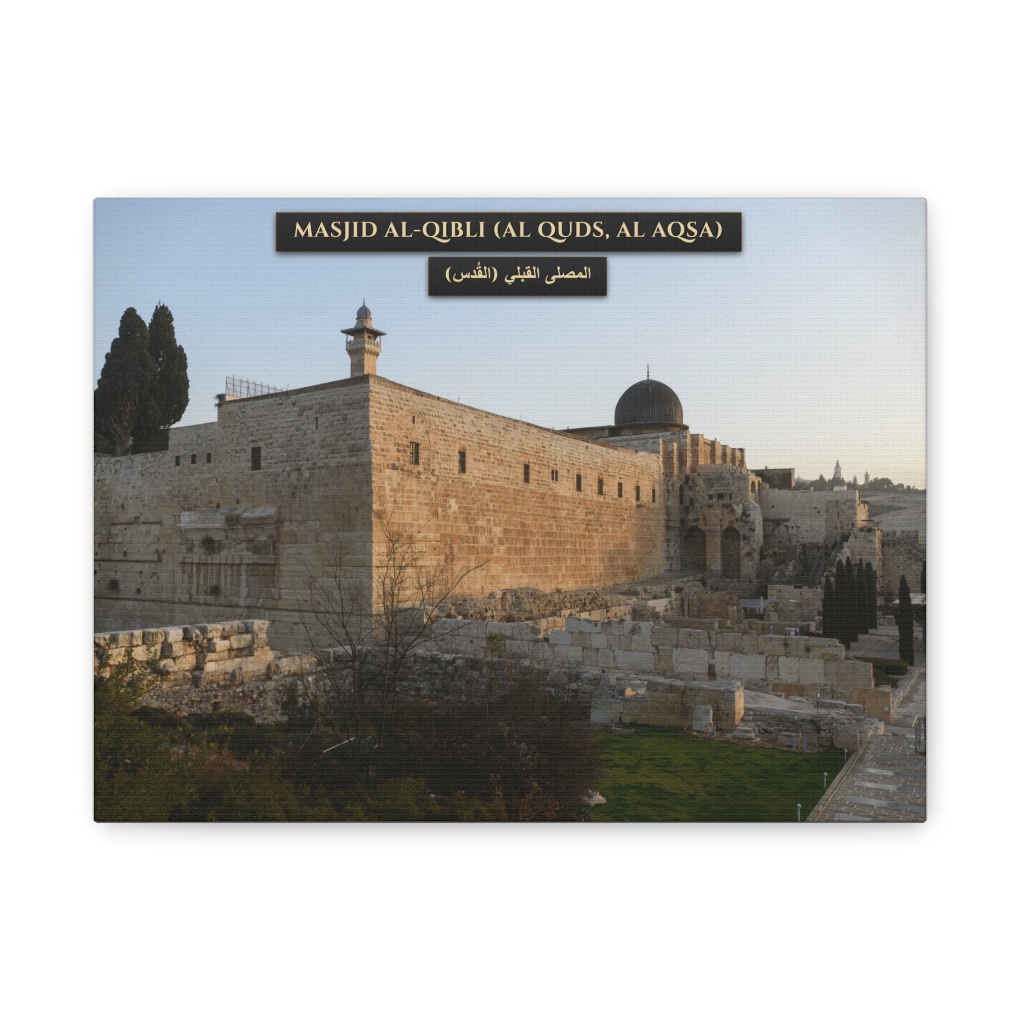 Masjid Al-Qibli (Al-Aqsa) [Canvas] – Mosques of Palestine